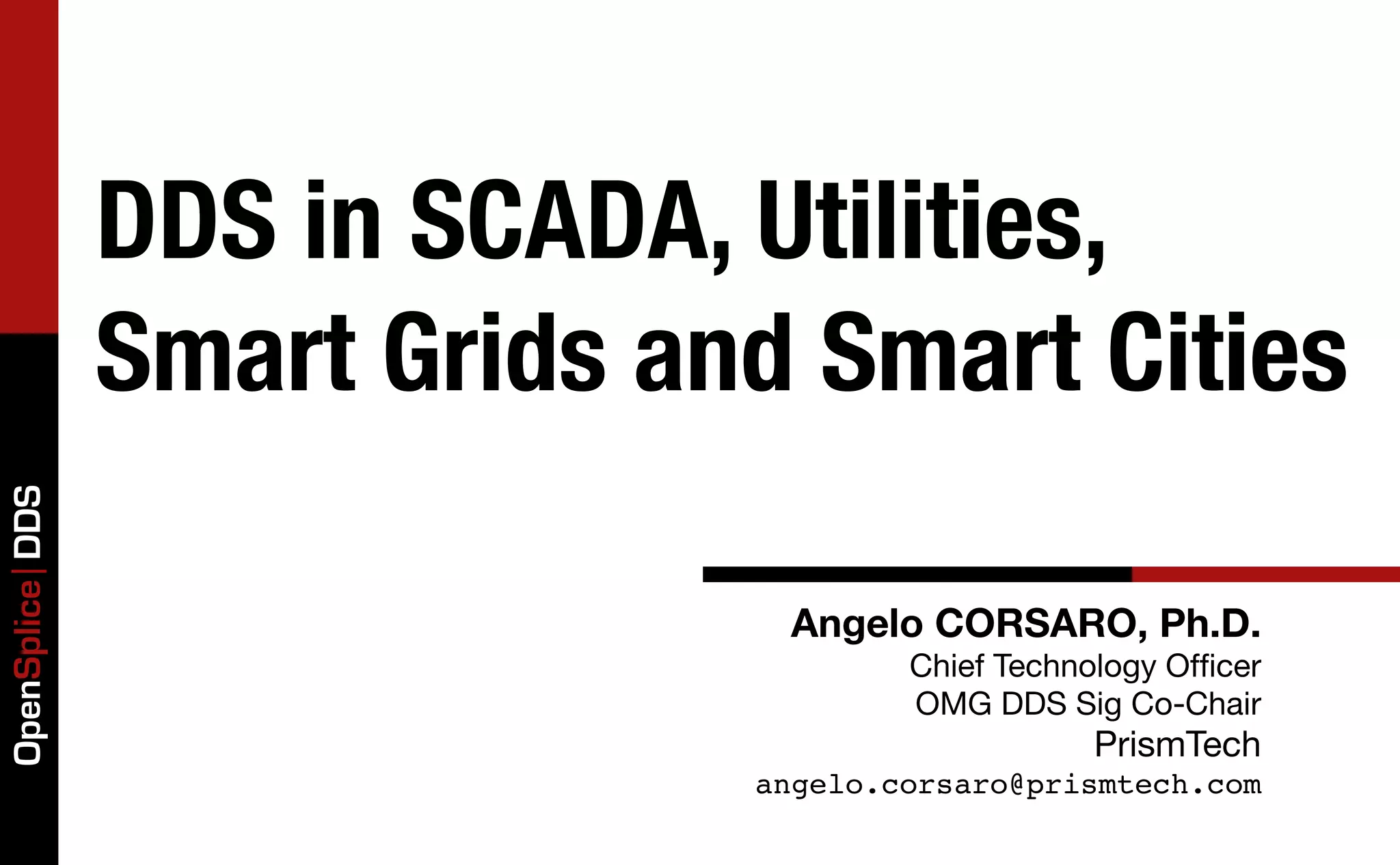 DDS in SCADA, Utilities, Smart Grid and Smart Cities | PDF