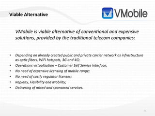 VMobile Corporate Profile | PPTX | Phone Services | Home Utilities