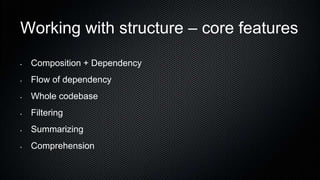 Restructuring- improving the modularity of an existing code-base | PPTX