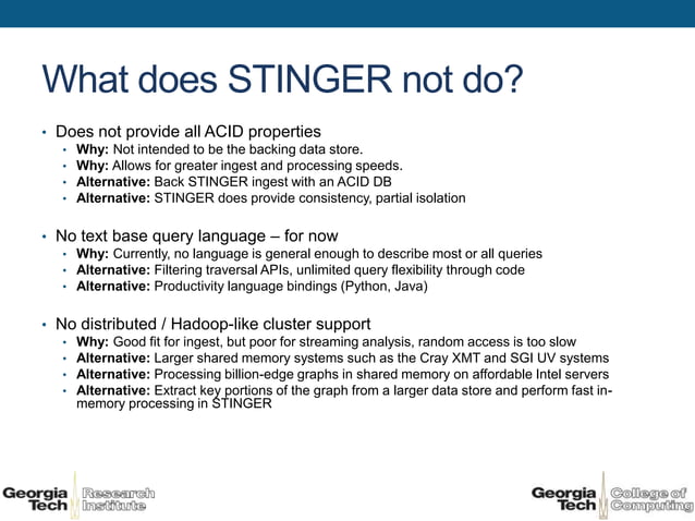 Introduction to STINGER | PPT
