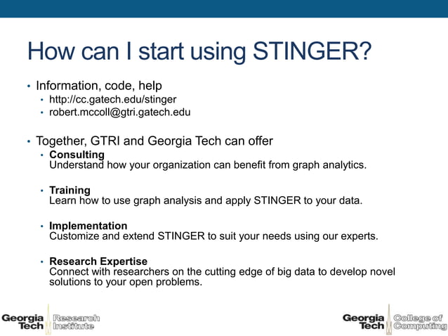 Introduction to STINGER | PPT