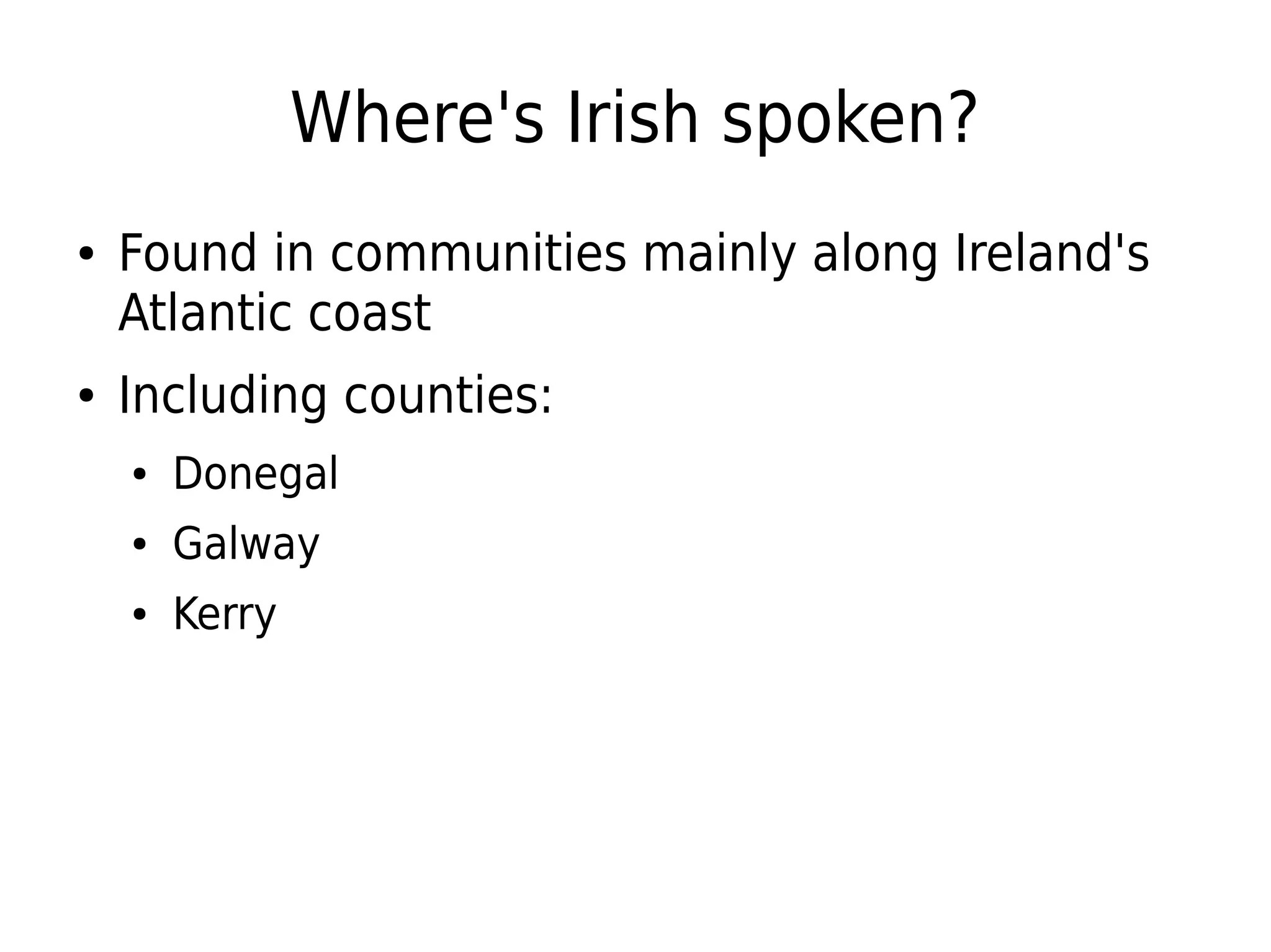 Irish vs Gaelic | PDF