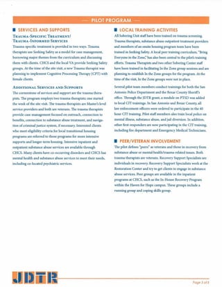 Veterans Jail Diversion and Trauma Recovery Program | PDF