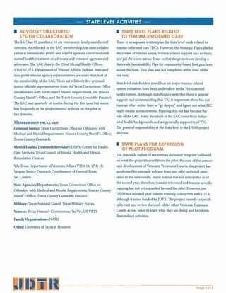 Veterans Jail Diversion and Trauma Recovery Program | PDF