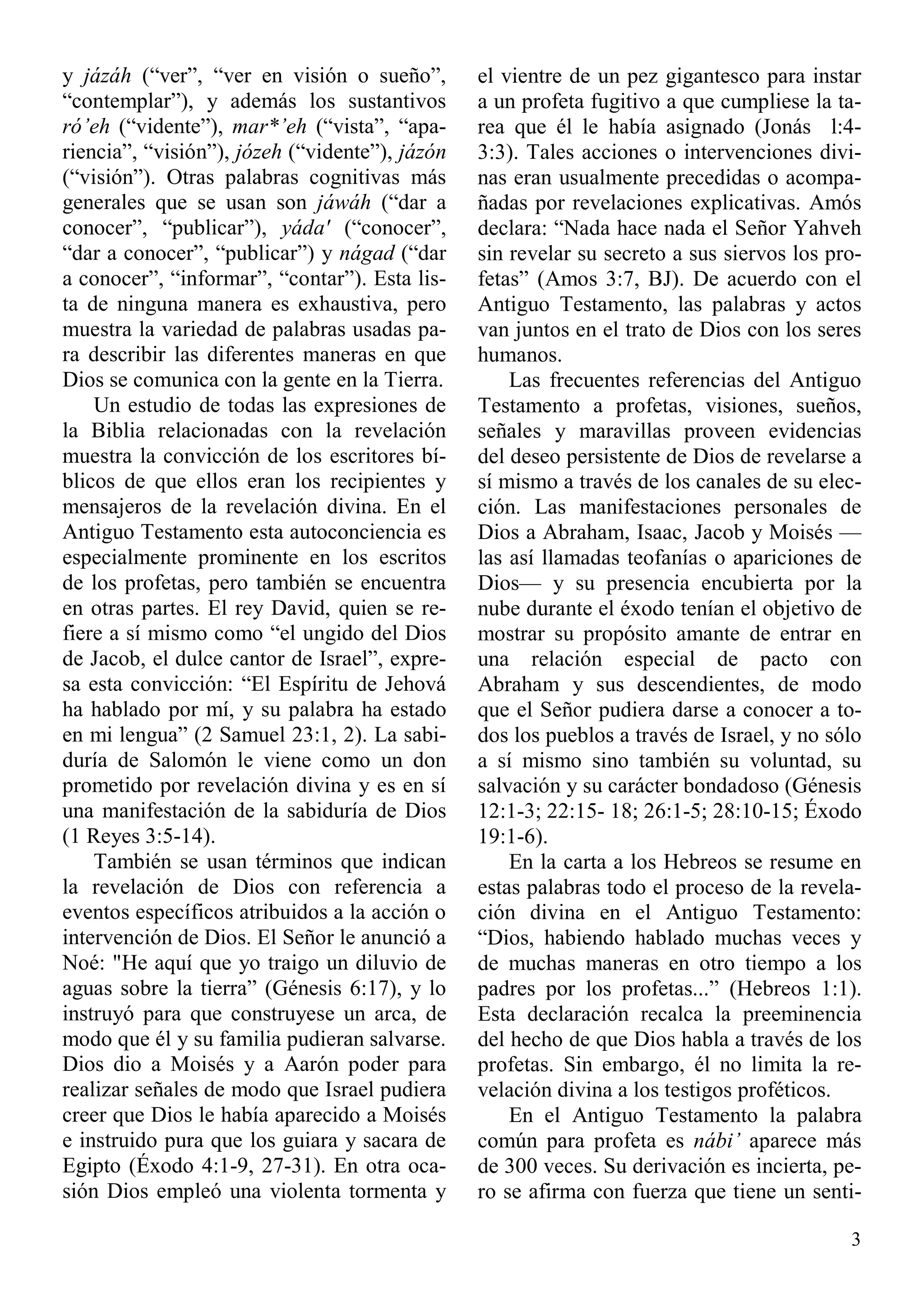 Tratado de Teologia Adventista - Revelacion | PDF