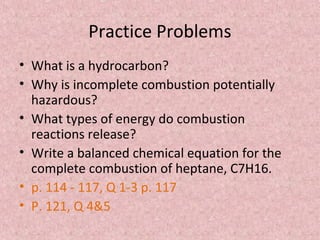 2012 04-05 complete and incomplete combustion-3 | PPT