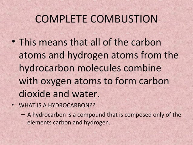 2012 04-05 complete and incomplete combustion-3 | PPT