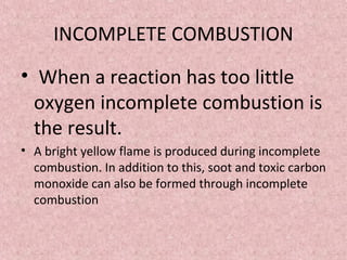 2012 04-05 complete and incomplete combustion-3 | PPT