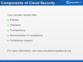 Why the Cloud can be Compliant and Secure | PDF
