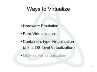 OpenVZ Linux Containers | PPT