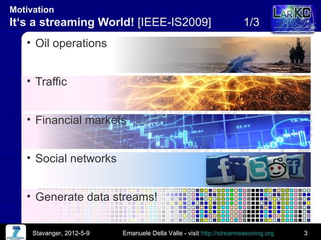 Challenges, Approaches, and Solutions in Stream Reasoning | PPT