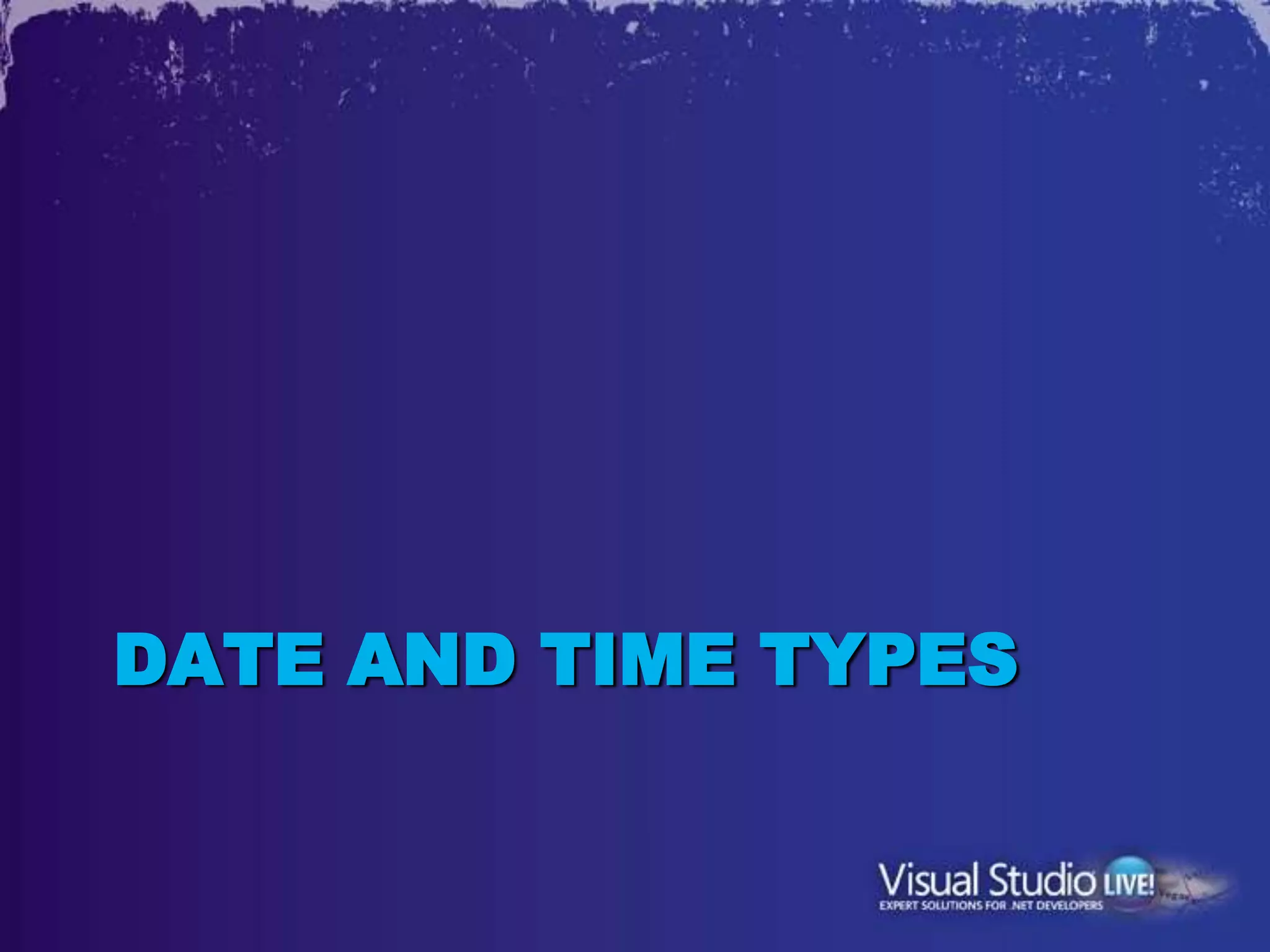 SQL Server Workshop for Developers - Visual Studio Live! NY 2012