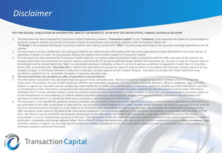 Transaction Capital: IPO Management Roadshow Presentation | PPT