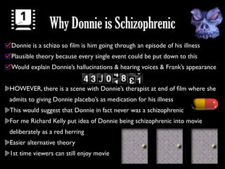 AP Psychology - Film Analysis - Donnie Darko | PPT
