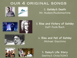 The Great Gatsby Soundtrack Project | PDF