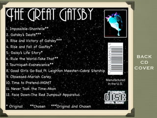 The Great Gatsby Soundtrack Project | PDF