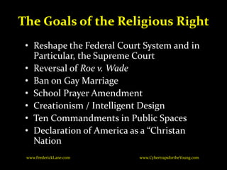 The Court and the Cross: Understanding the Separation of Church and ...