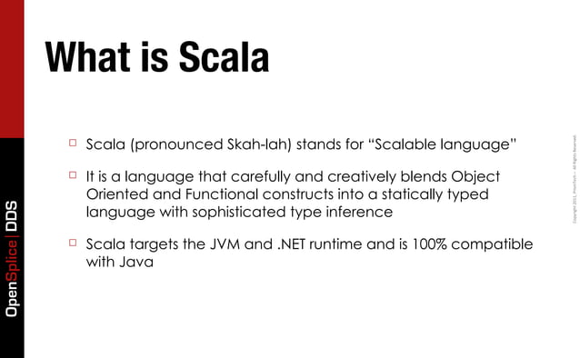 High Performance Distributed Computing with DDS and Scala | PPT