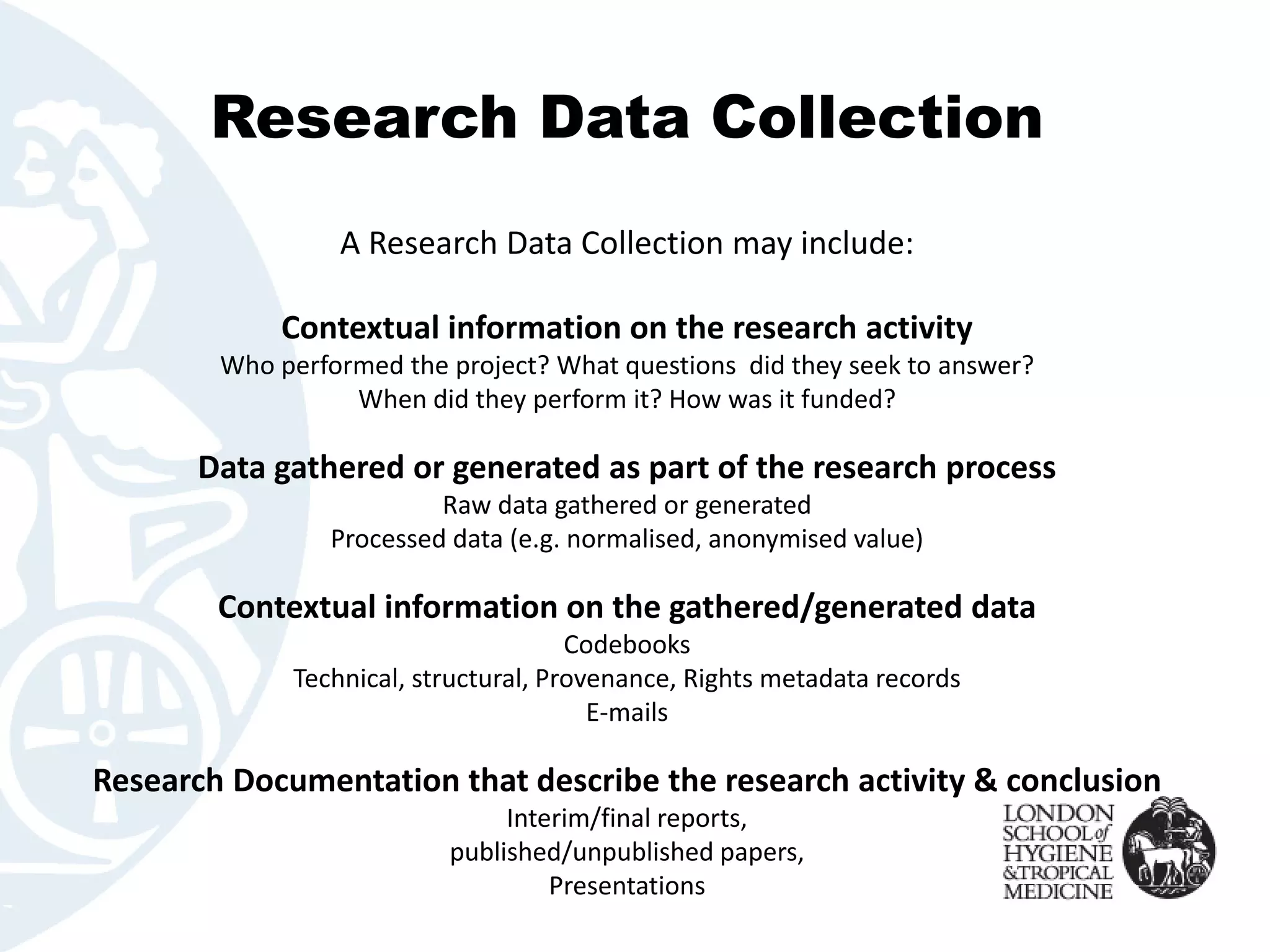 Research Data Management: What is it and why is the Library & Archives ...