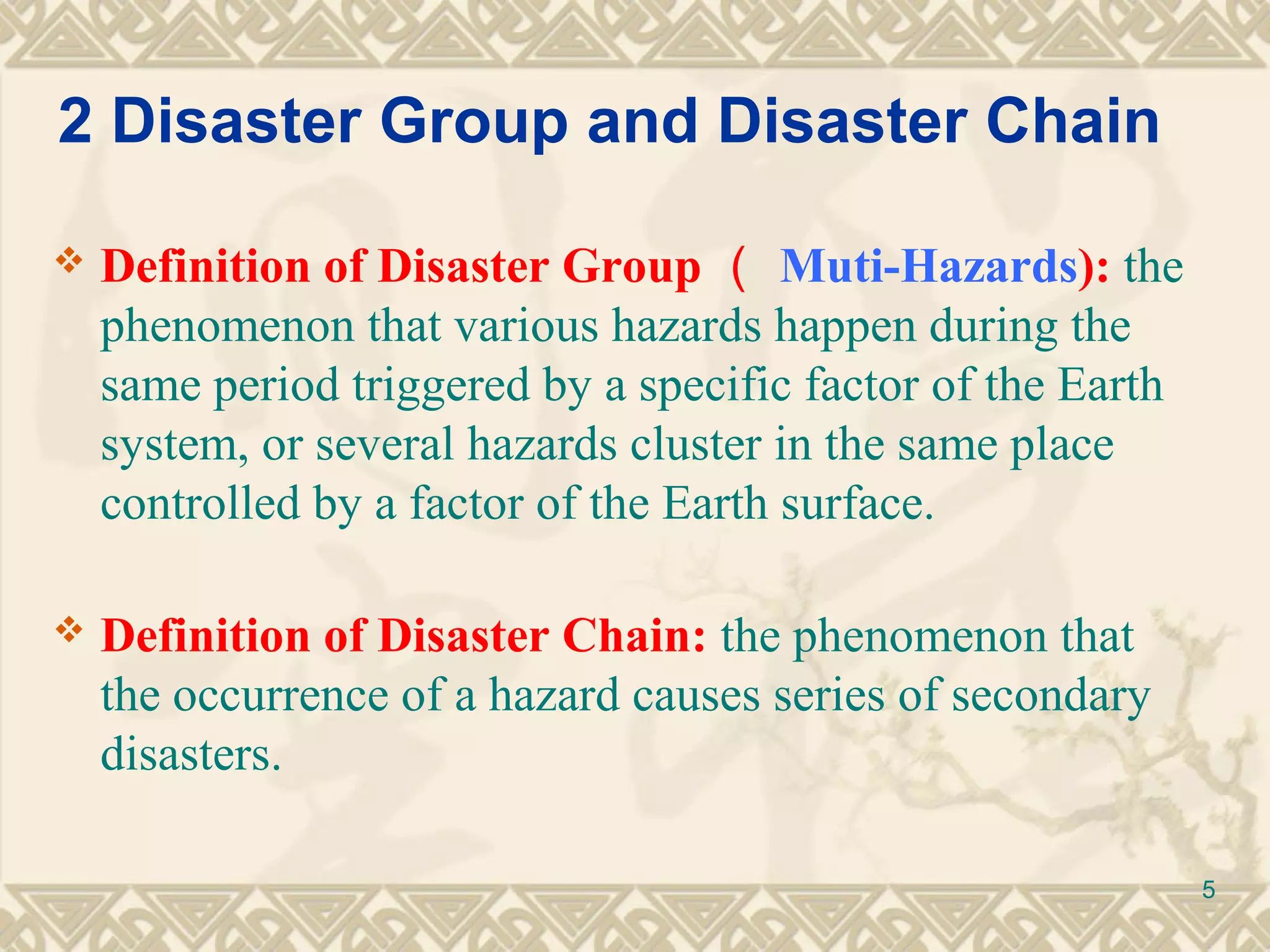 Formation mechanism, process and risk evaluation system of disaster ...