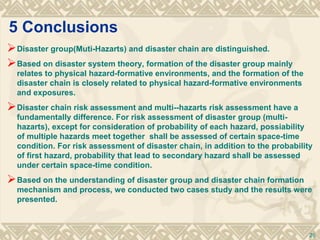Formation mechanism, process and risk evaluation system of disaster ...