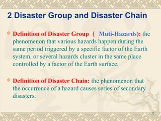 Formation mechanism, process and risk evaluation system of disaster ...