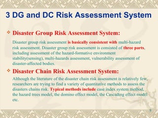 Formation mechanism, process and risk evaluation system of disaster ...