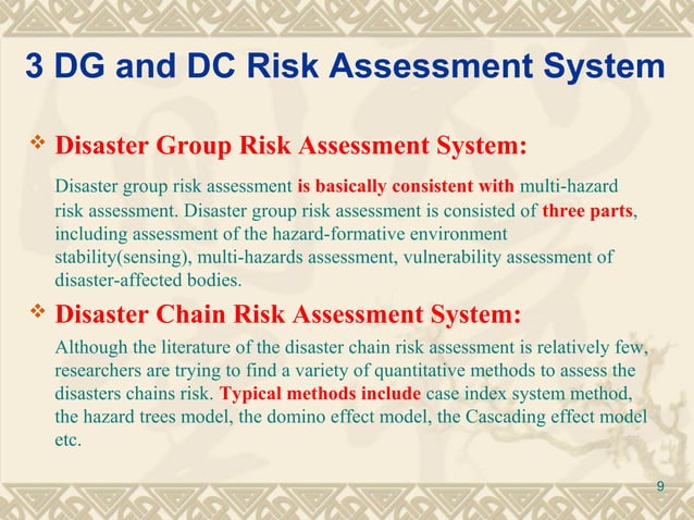 Formation mechanism, process and risk evaluation system of disaster ...