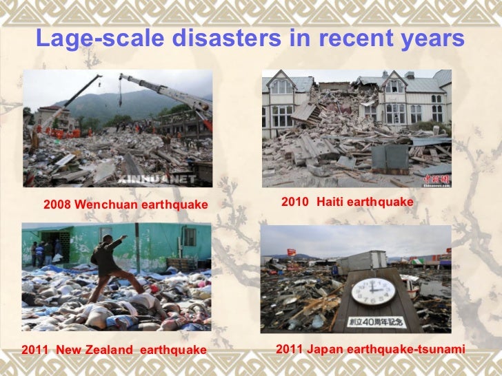 Lessons learned from recent very large-scale disasters in the world