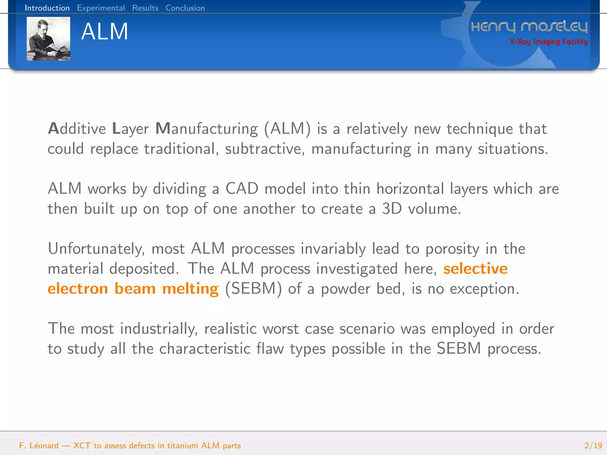 XCT to assess defects in titanium ALM parts | PDF