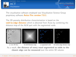 XCT to assess defects in titanium ALM parts | PPT