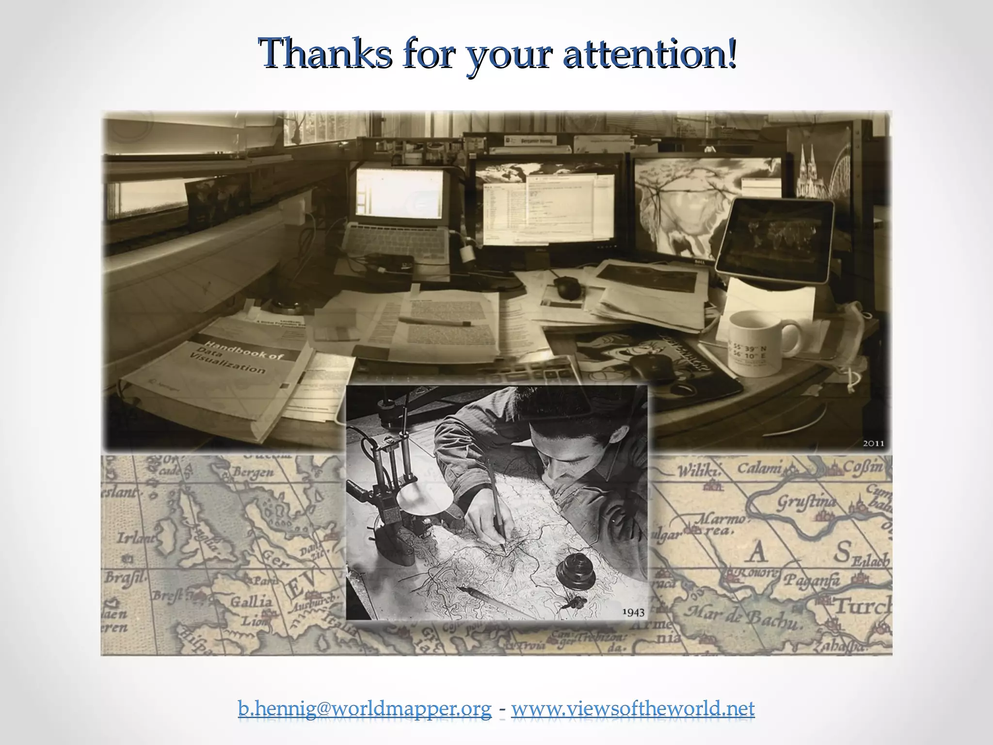 From geovisualisation to neocartography: Maps in a digital world | PPT