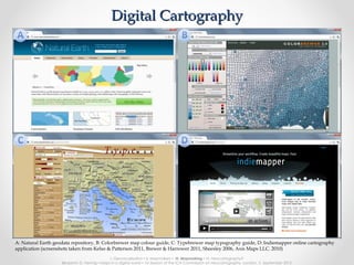 From geovisualisation to neocartography: Maps in a digital world | PPT