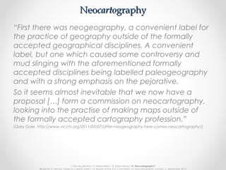 From geovisualisation to neocartography: Maps in a digital world | PPT