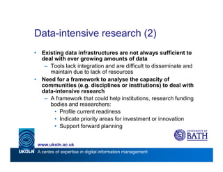 Developing a Community Capability Model Framework for data-intensive ...