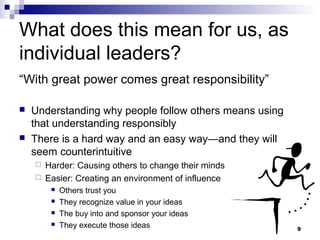 Influence without Authority: Applying the Art of Motivation | PPT