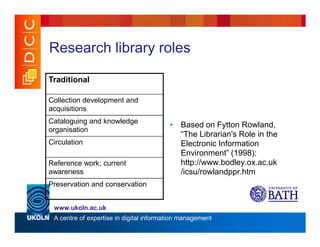 Continuity and change: Opportunities and challenges for the future of ...