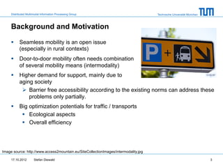 MobiliNet: A Social Network for Optimized Mobility | PPT