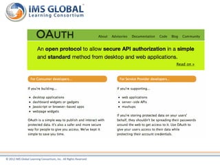 IMS Learning Tools Interoperability (Smart ICT Korea) | PPT