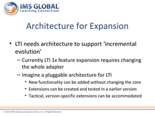 IMS Learning Tools Interoperability (Smart ICT Korea) | PPT