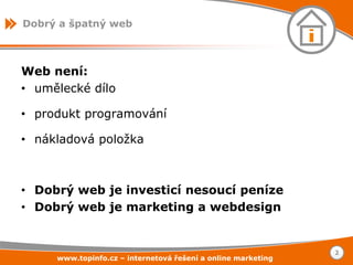 Struktura a obsah internetové prezentace | PPTX