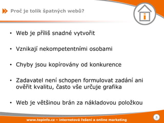 Struktura a obsah internetové prezentace | PPTX