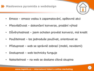 Struktura a obsah internetové prezentace | PPTX