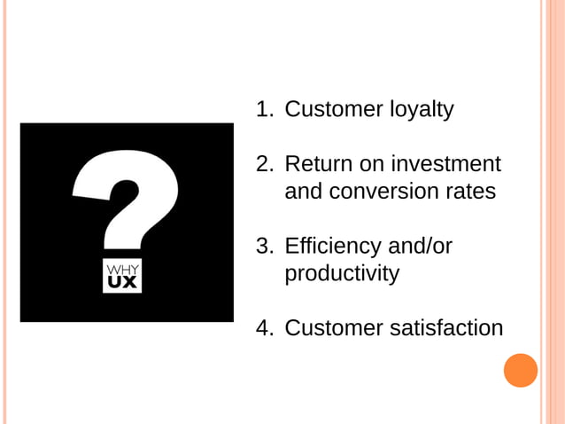 Introducing User Experience Design | PPT