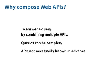 Functional Composition of Sensor Web APIs | PPT