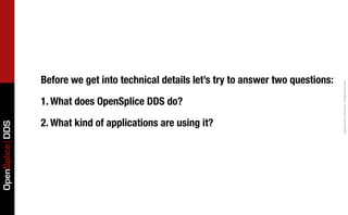 Advanced OpenSplice Programming - Part I | PPT