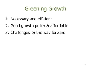 Achieving Sustainable Development - Inclusive Green Growth: The Pathway ...