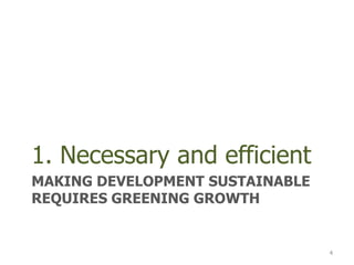 Achieving Sustainable Development - Inclusive Green Growth: The Pathway ...
