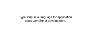 JSLounge - TypeScript 소개 | PPT