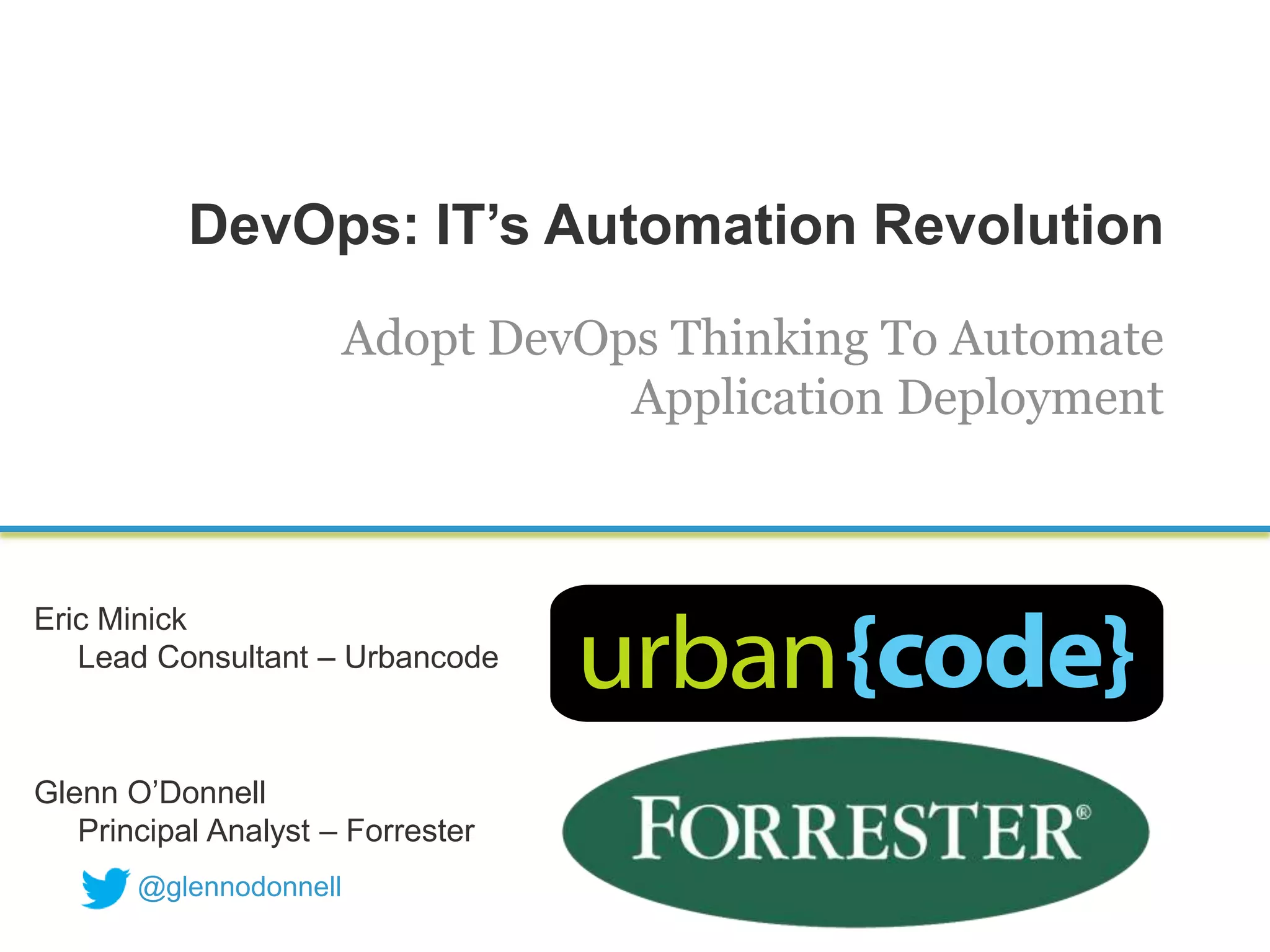 Devops Its Automation Revolution Ppt
